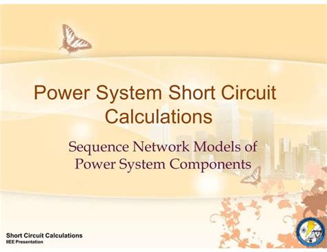 Short Circuit Calculations Revisited Pptx Pptx