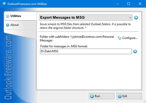 MSG File Format Outlook Freeware