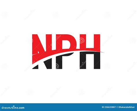 Nph Letter Initial Logo Design Vector Illustration Stock Vector Illustration Of Mark Black