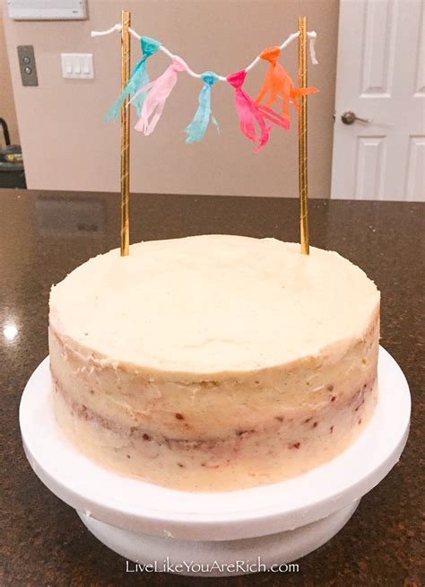 Raspberry Cream Vanilla Bean Cake Live Like You Are Rich