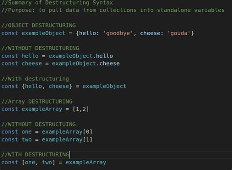 Alex Merced On Linkedin Javascript Destructuring You Should Embrace