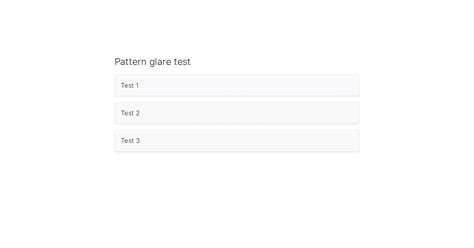 pattern glare codesandbox