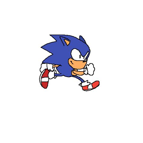 Sonic Running Sprite 