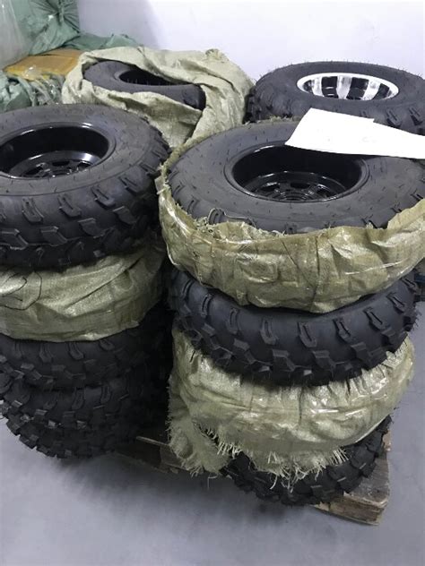 Пневматичні гумові колеса з дисками для квадроциклів, - 40 шт. - setam ...