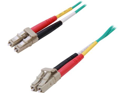 C2g 10m Lc Lc 10gb 50125 Duplex Multimode Om3 Fiber Cable Aqua
