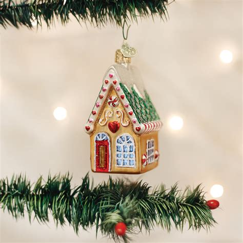 Gingerbread House Christmas Tree Ornaments Old World Christmas