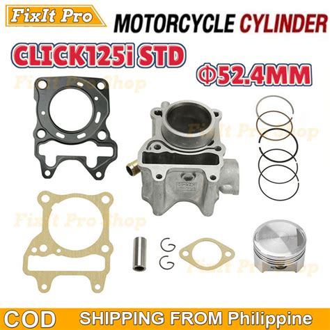 Power Cylinder Block Set Click 125i Std Φ52 4mm Made In Thailand