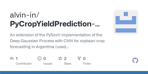 GitHub Alvin In PyCropYieldPrediction WithTransfer An Extension Of The PyTorch Implementation