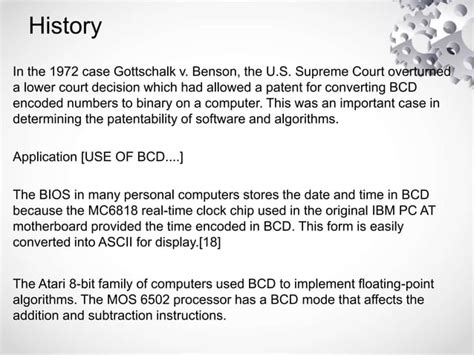 Bcd Pptx Computing Technology And Computing