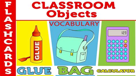 Classroom Objects Flashcards