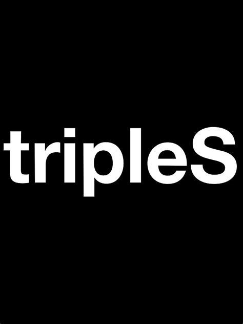 Triples Kpop Hd Logo Art Print For Sale By Kpopverse2 Redbubble