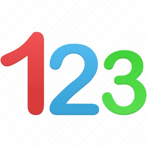 Count Number Math Numbers Education Learning School Icon
