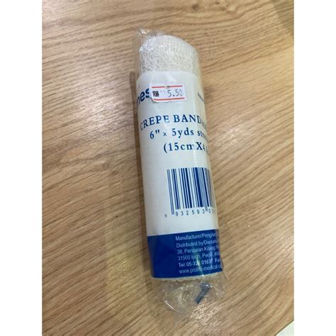 Primes Crepe Bandage Bp88 15cm X 4 5m Shopee Malaysia