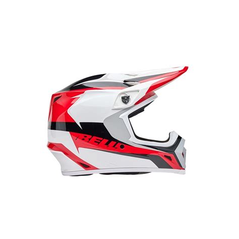 Bell Mx 9 Mips Rift Helmet Red White Motorcycle Soul