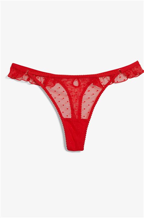 String En Tulle Surprise Rouge Etam