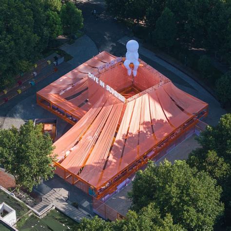 Dive In Summer Pavilion Designed Parametricarchitecture