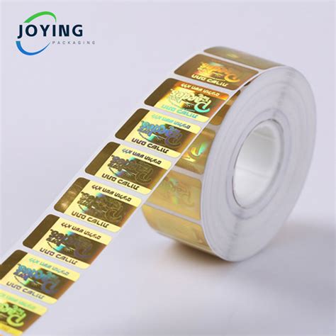 중국 레이저 홀로그램 레이블 공급자 제조업체 공장 직접 가격 Joying