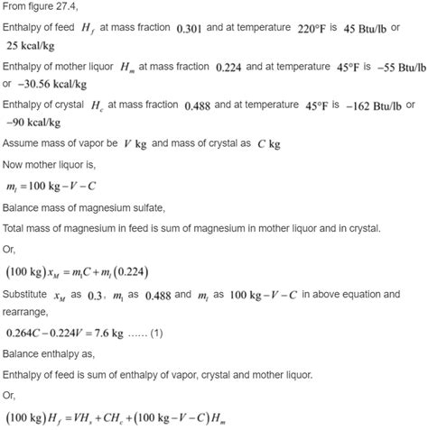 [solved] A Saturated Cuso4 5h2o Solution At 80°c And A Recycle Mother Course Hero