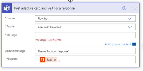 Post Teams Adaptive Card With Power Automate Power Platform Universe