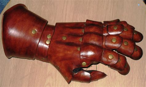 Leather Gauntlet Leather Gauntlet Leather Armor Leather Bracers