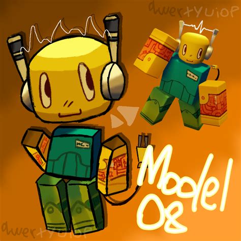 Roblox Model 08 Fanart By Qwertyuiopiscool0 On Deviantart