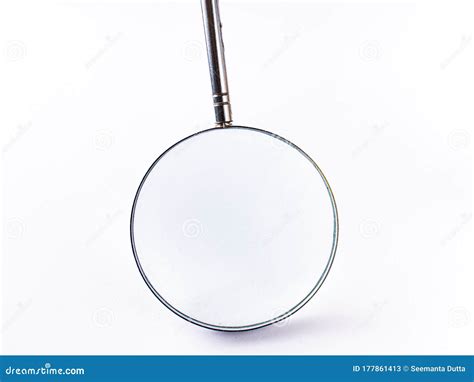 Magnifying Class Isolated Stock Image Stock Image Image Of