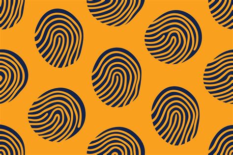 Seamless Fingerprint Image Pattern 41449507 Vector Art At Vecteezy