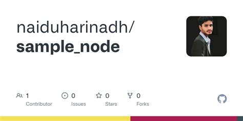 GitHub Naiduharinadh Sample Node