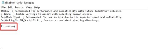 How To Disable The F1 Help Key In Windows 11 10