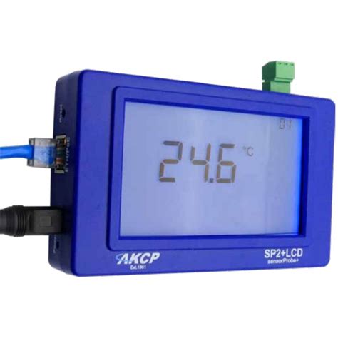 Sensorprobe2 Lcd Sensor Monitoring System Von Akcp