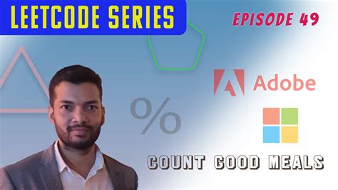 Episode 49 Leetcode Hindi And English Count Good Meals Youtube