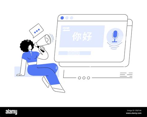 Speech To Text Abstract Concept Vector Illustration Stock Vector Image And Art Alamy