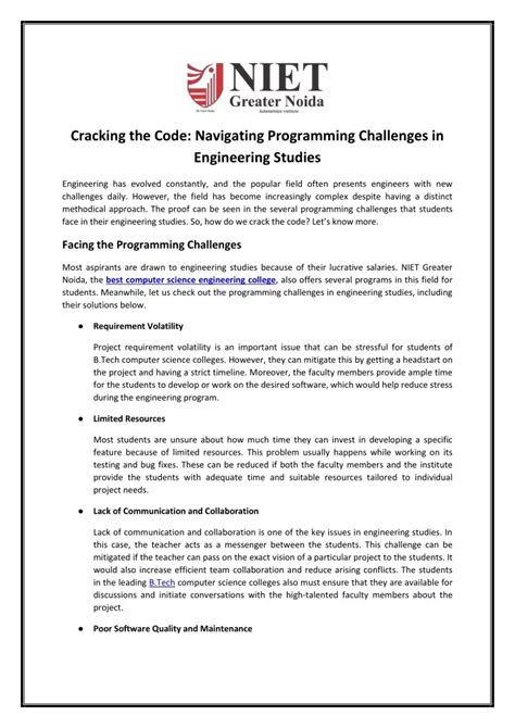 Ppt Cracking The Code Navigating Programming Challenges In