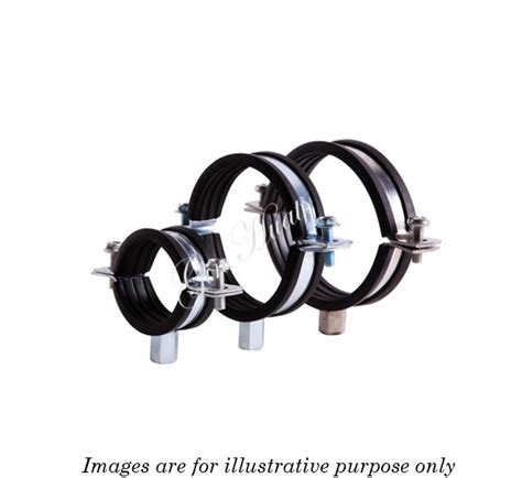 Pipe Clamp With Rubber Insert