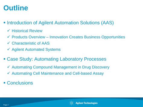 pdf automating laboratory processes with agilent automated · pdf