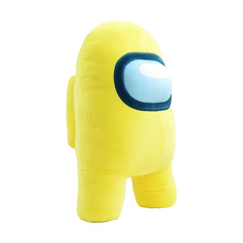 Among Us 16 Super Soft Squishy Plush Toy Yellow Stretch Fabric