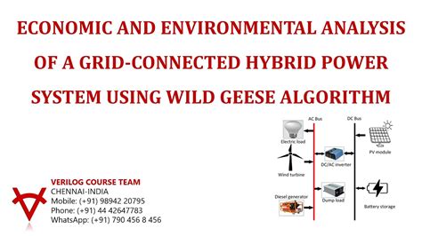 Economic And Environmental Analysis Of A Grid Connected Hybrid Power