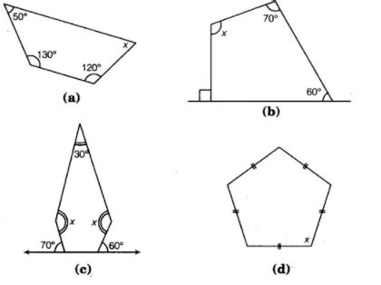 Find The Angle Measure X In The Following Figures