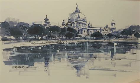 saptarshi dey on linkedin quick ink scribble of my city