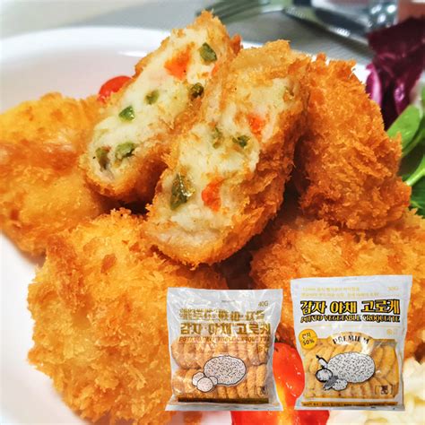 크로켓 감자 포테이토 감자고로케 감자튀김 튀김 튀김빵 간식 안주 분식