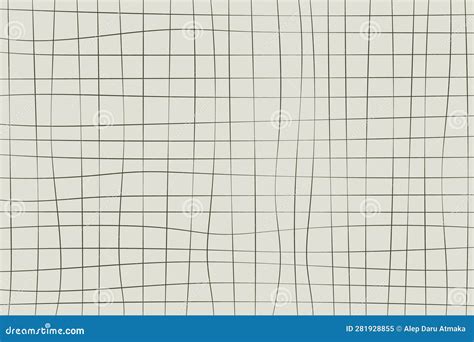 Abstract Horizontal Grid Lines In Pastel Colors Stock Vector