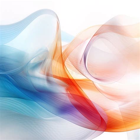 Abstract Art That Uses Flowing Lines And Colors To Create A Dynamic