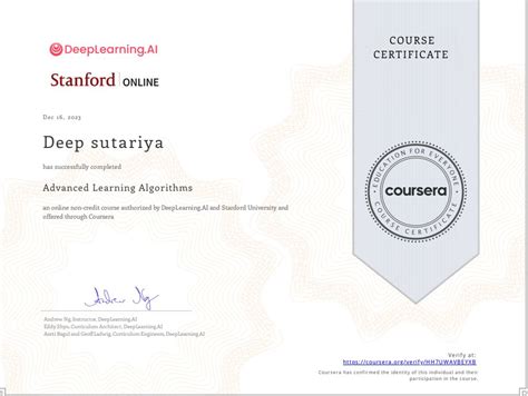 Machinelearning Advancedalgorithms Andrewng Tensorflow
