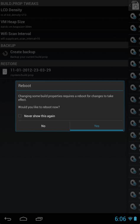build prop editor androidのbuild propを簡単に、楽に編集できるアプリ。 アンドロイドラバー