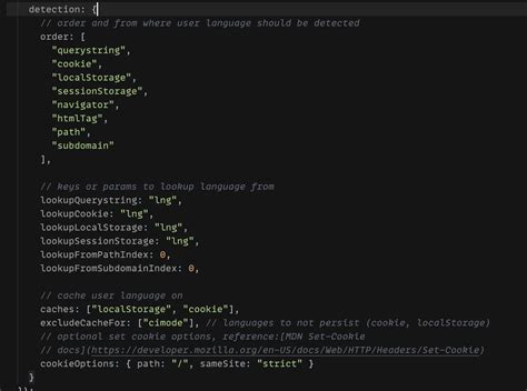 I18nextlng Local Storage Keyvalue Created Even Though Not Used In