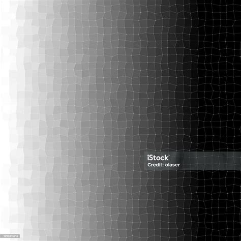 흰색에서 검은색으로 고르지 않은 윤곽이 있는 작은 사각형 이시 다각형 강조 표시된 모서리 2차 도형에 대한 스톡 벡터 아트 및 기타 이미지 2차 도형 검은색