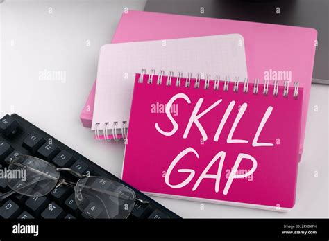 Text Caption Presenting Skill Gap Business Approach Refering To A Persons Weakness Or