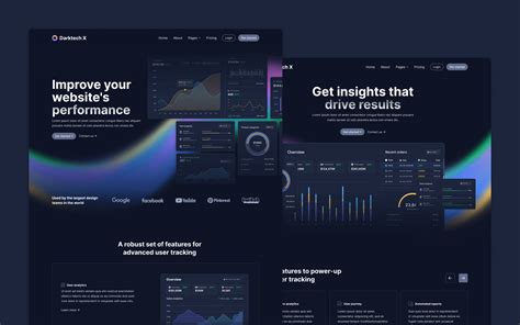 Darktech X SaaS HTML5 Responsive Website Template
