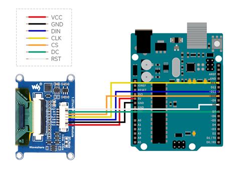 Inch RGB OLED Display Module Resolution K Colors SPI Interface