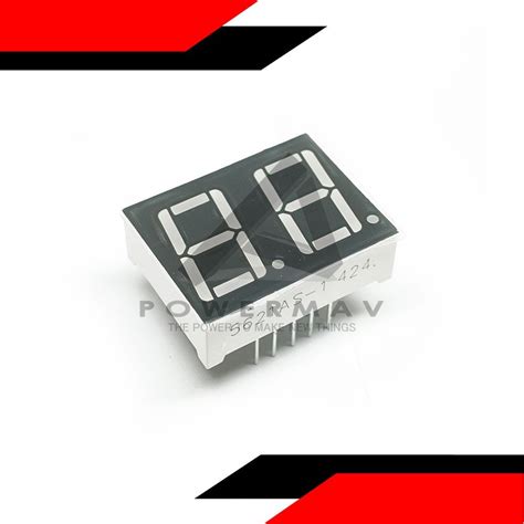 056inch 2 Digit 7 Segment Common Cathode 5621as Powermav Electronics
